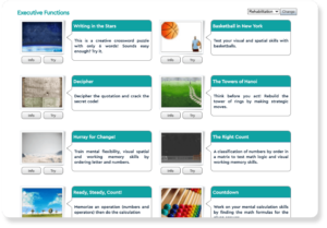 Digital Cognitive Therapy Tool Feature - HappyNeuron Pro
