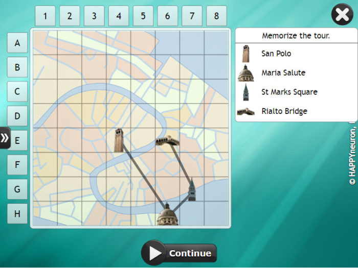 Memory Exercises for Cognitive Therapy - HappyNeuron Pro