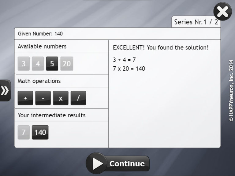 Executive Functions Exercises for Cognitive Therapy - HappyNeuron Pro
