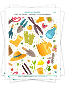 Shapes and Colors | Working Visual Memory Activities